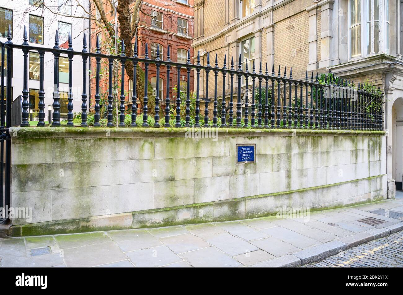 Martin Orgar Plaque, Martin Lane, EC4, London Stock Photo - Alamy