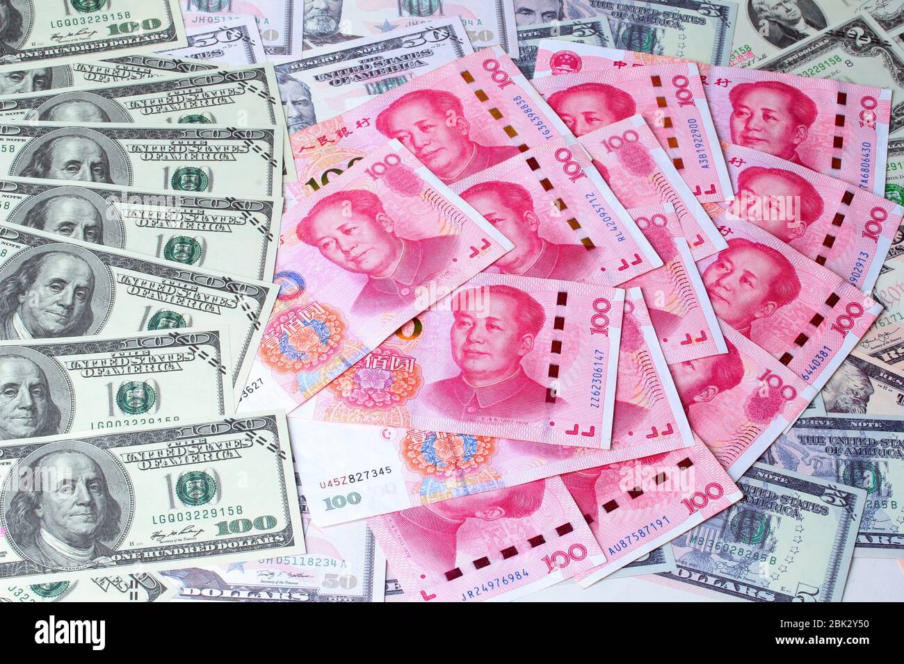 Varites dollar money ,The USA banknote ,and Yuan Banknote ,Chinese ...
