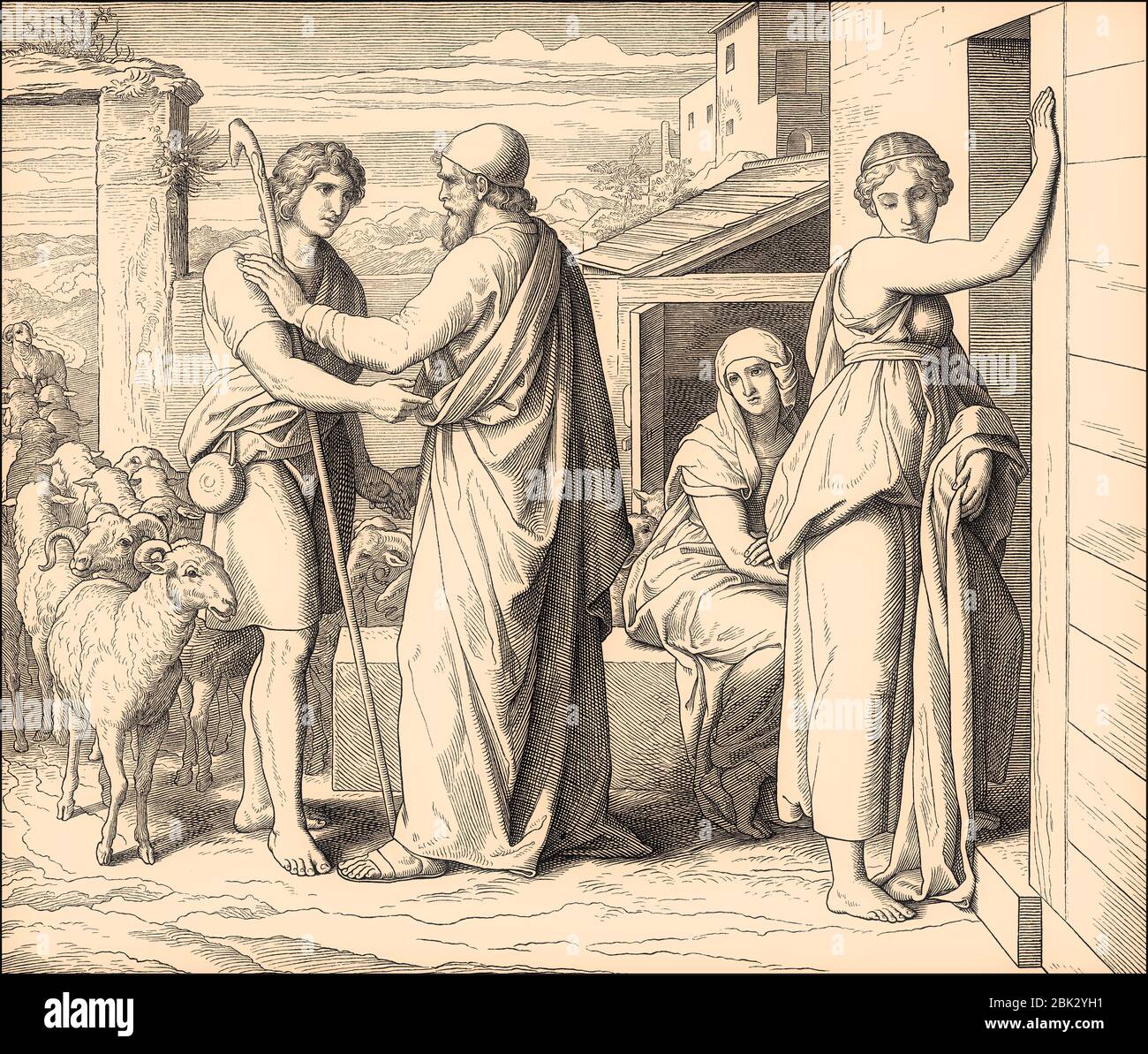 Jacob laban bible hi-res stock photography and images - Alamy