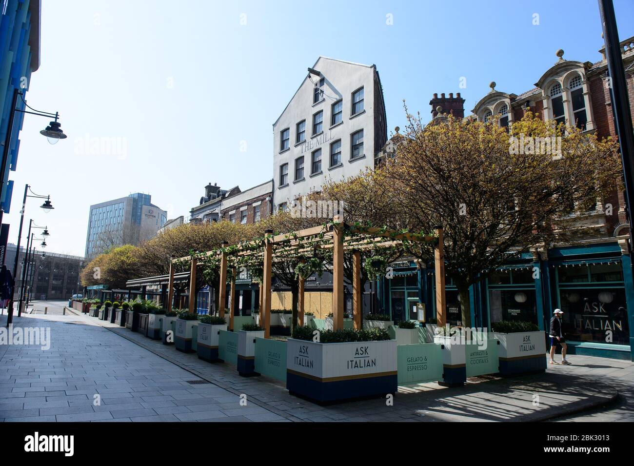 09.04.20 - Mill Lane, Cardiff Stock Photo - Alamy