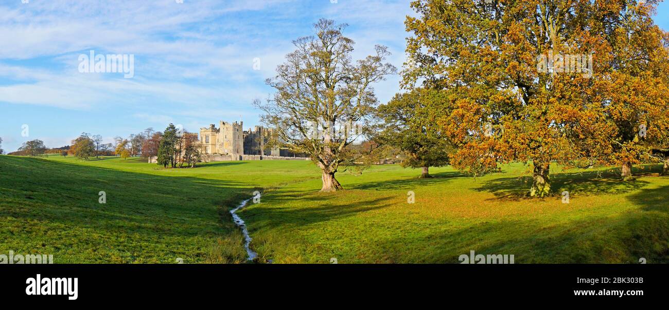 Panorama, Raby Castle, County Durham, England Stock Photo - Alamy