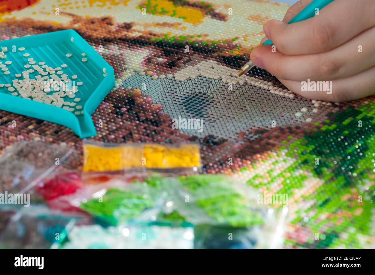 Diamond mosaic hi-res stock photography and images - Alamy