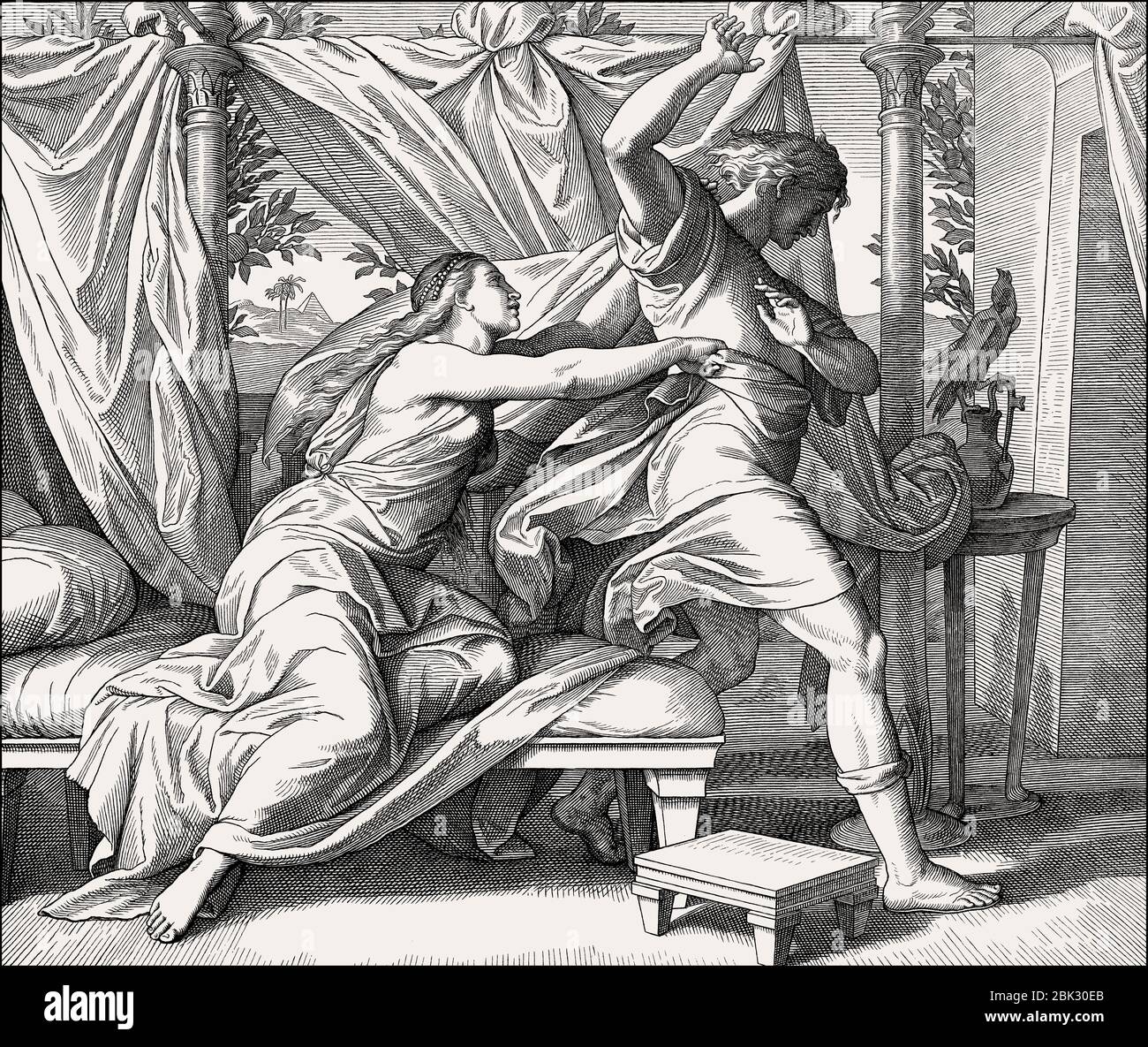 Joseph and Potiphar's Wife, Old Testament, by Julius Schnorr von ...