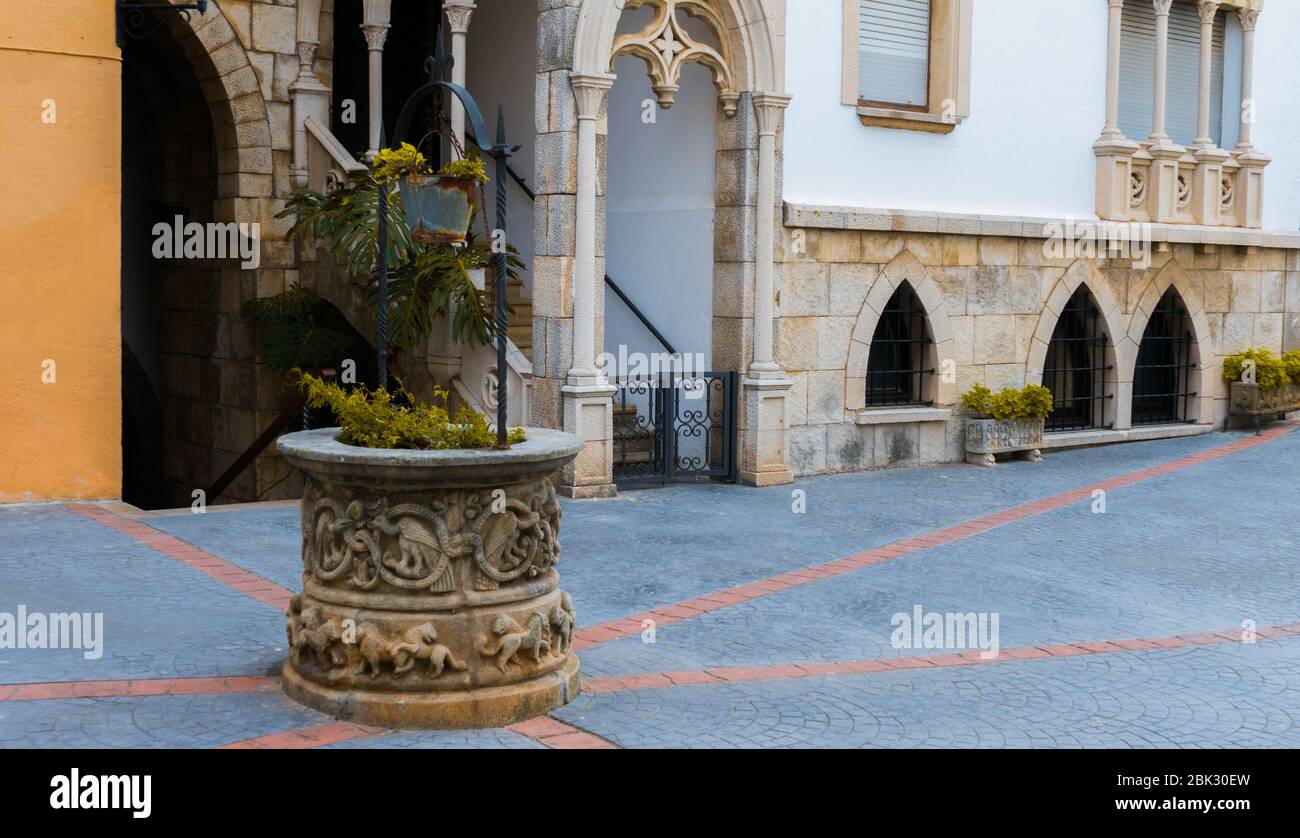 cistern tank water aljibe antique Stock Photo - Alamy
