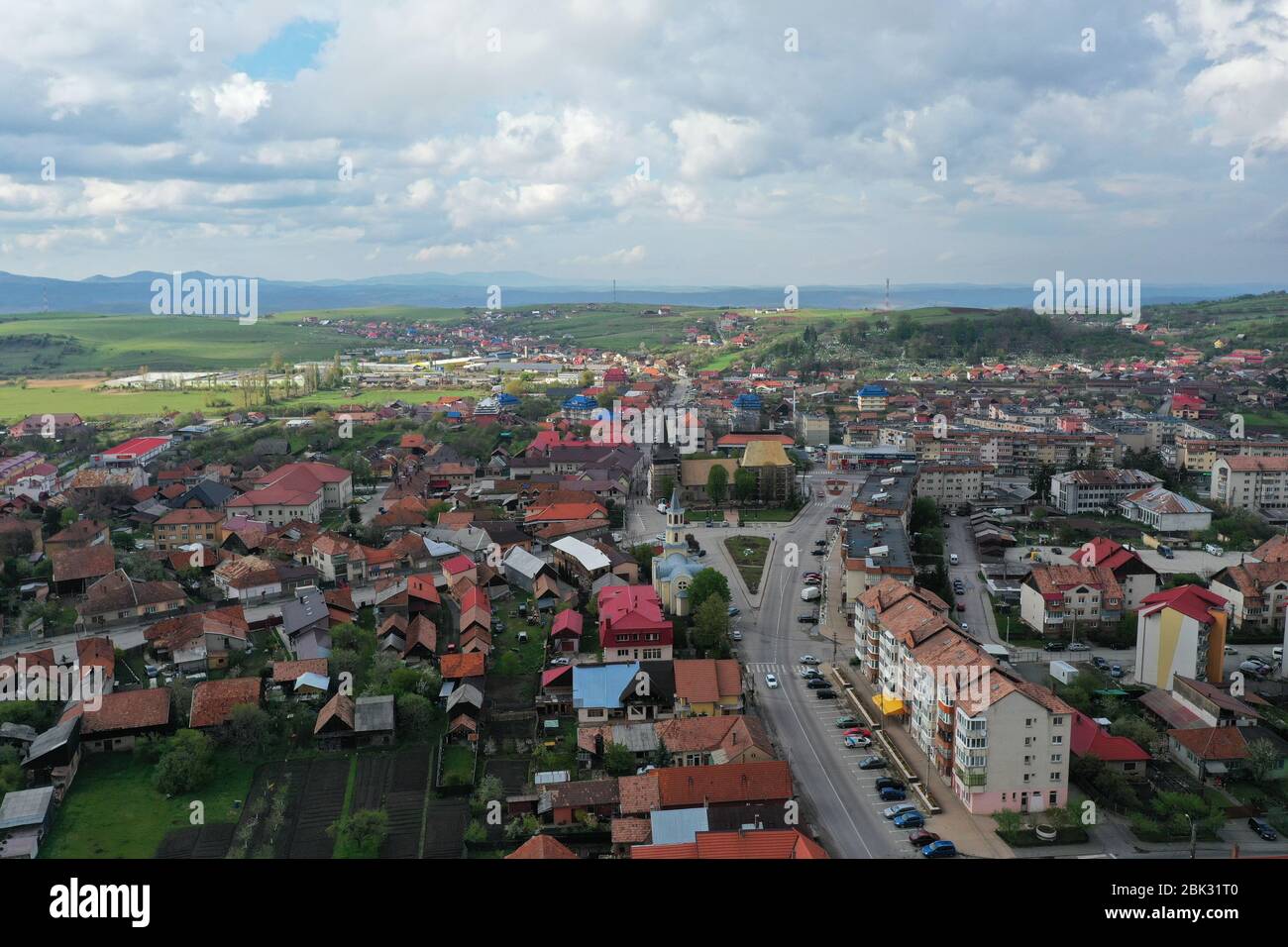 Hungarian Reformed church located in the center of Huedin city. In this ...