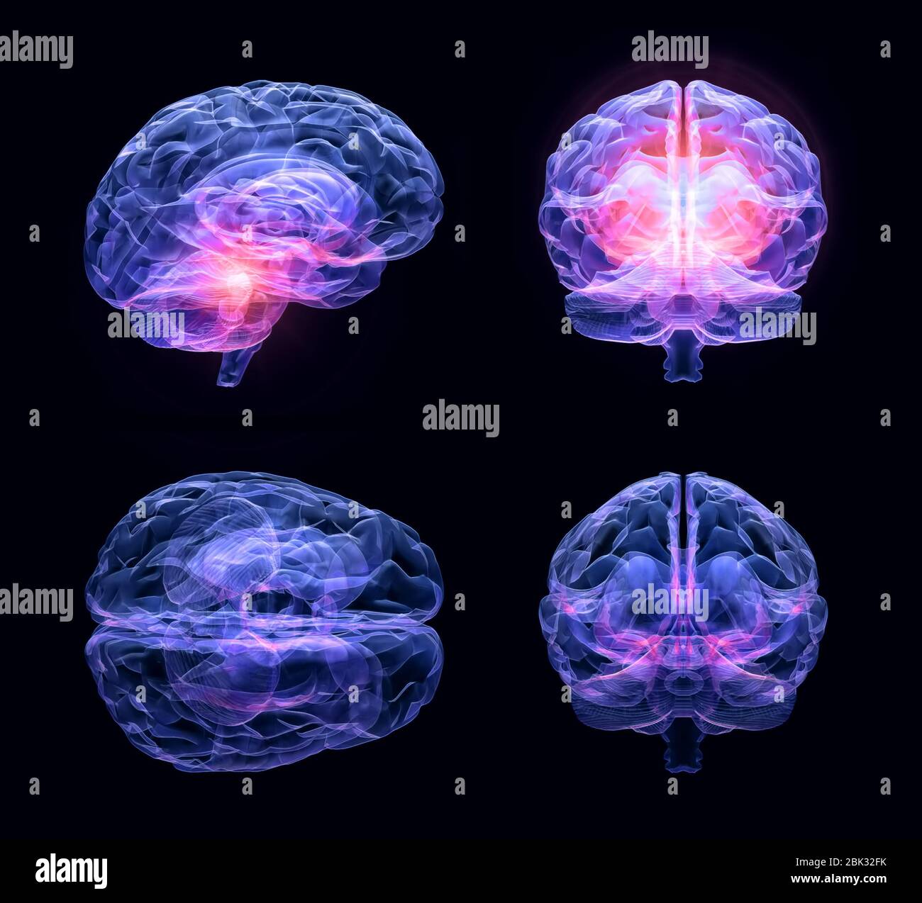 Creative human brain side profile hi-res stock photography and images ...