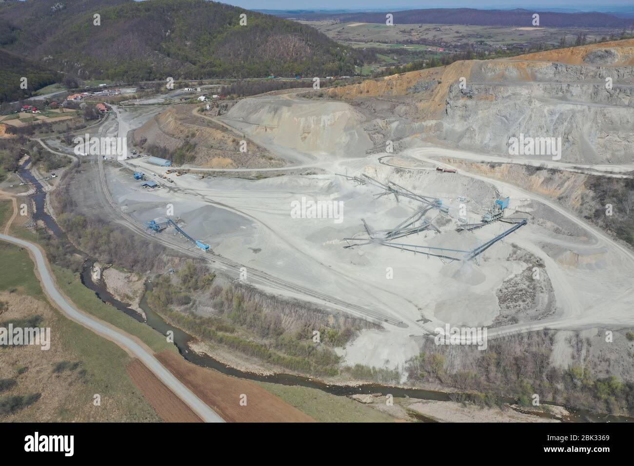 Romania sand industry hi-res stock photography and images - Alamy