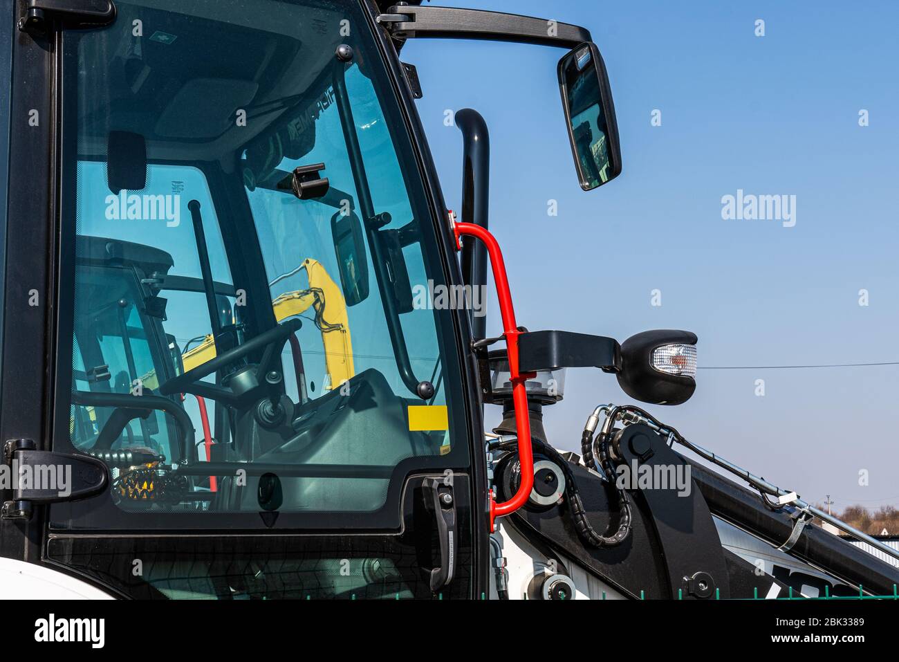 Tractor cab close up hi-res stock photography and images - Alamy