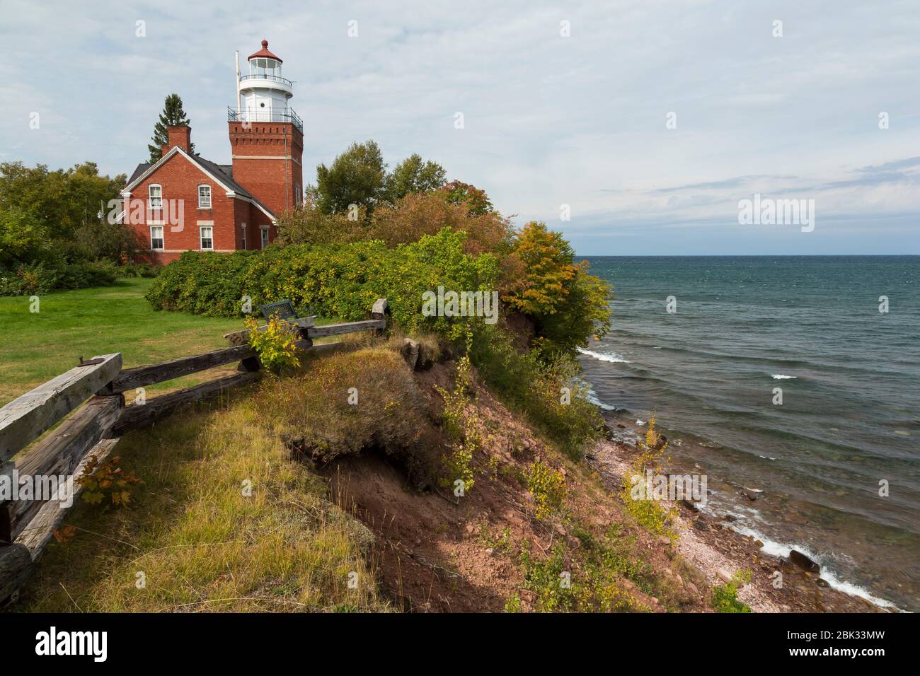 Big Bay Point Lighthouse Stock Photo - Alamy
