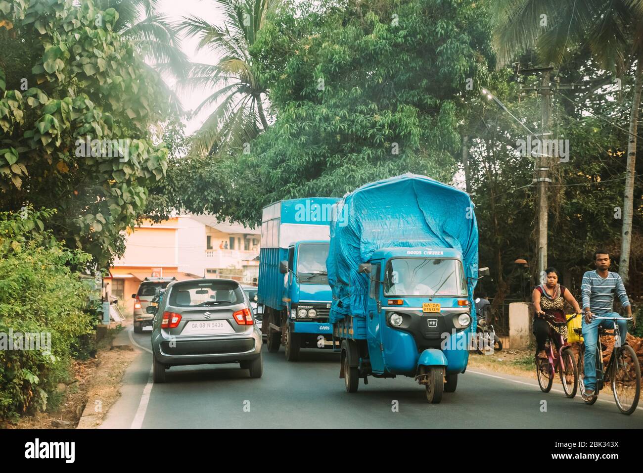 Goa taxi auto rickshaw hi-res stock photography and images - Alamy
