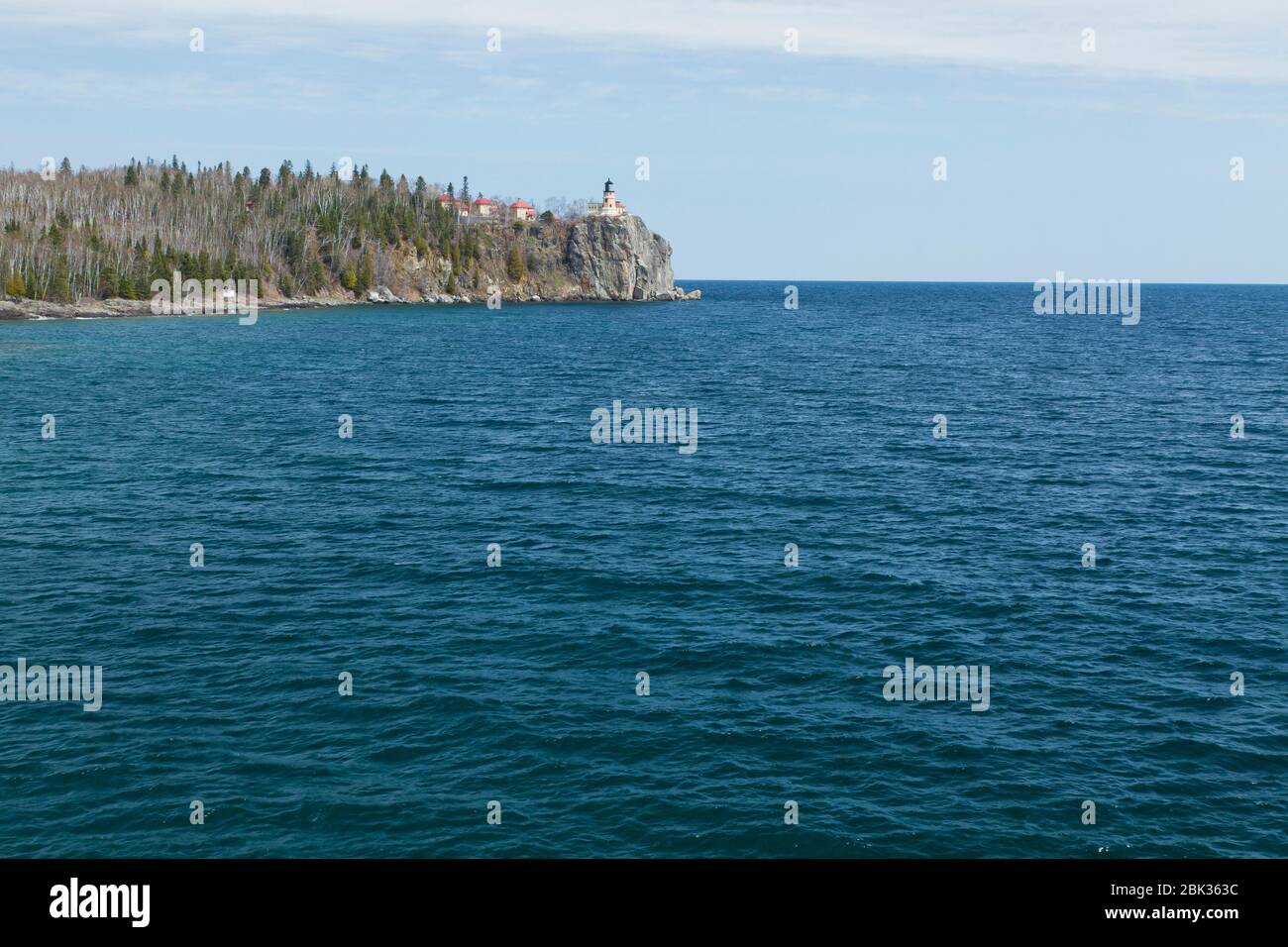 Split Rock Lighthouse on a cliff along Lake Superior Stock Photo - Alamy