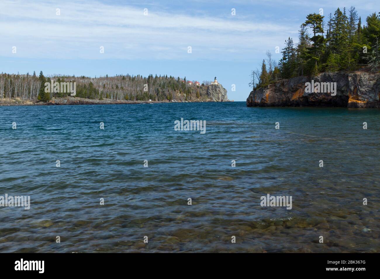 Split Rock Lighthouse on a cliff along Lake Superior Stock Photo - Alamy