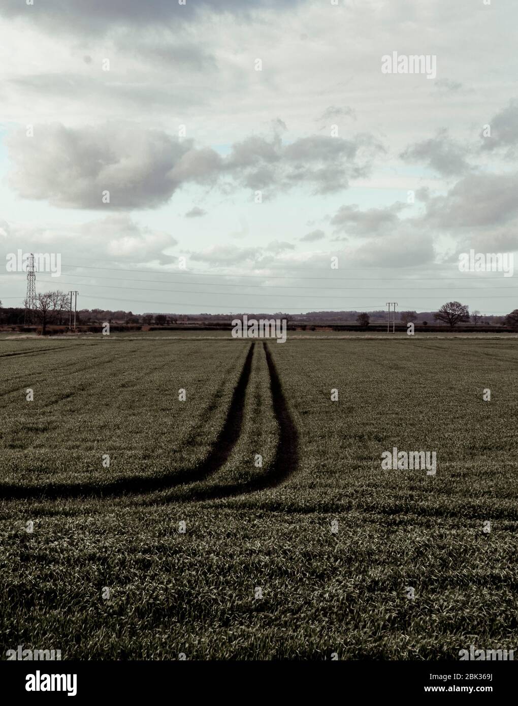 Tractor lines hi-res stock photography and images - Alamy