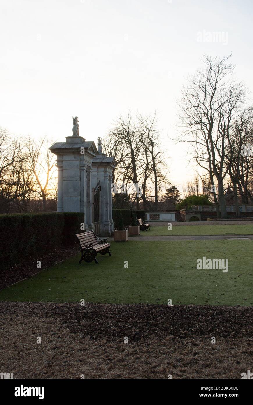 Jacobean Architecture Ruins Old Country House Holland Park Red Brick ...