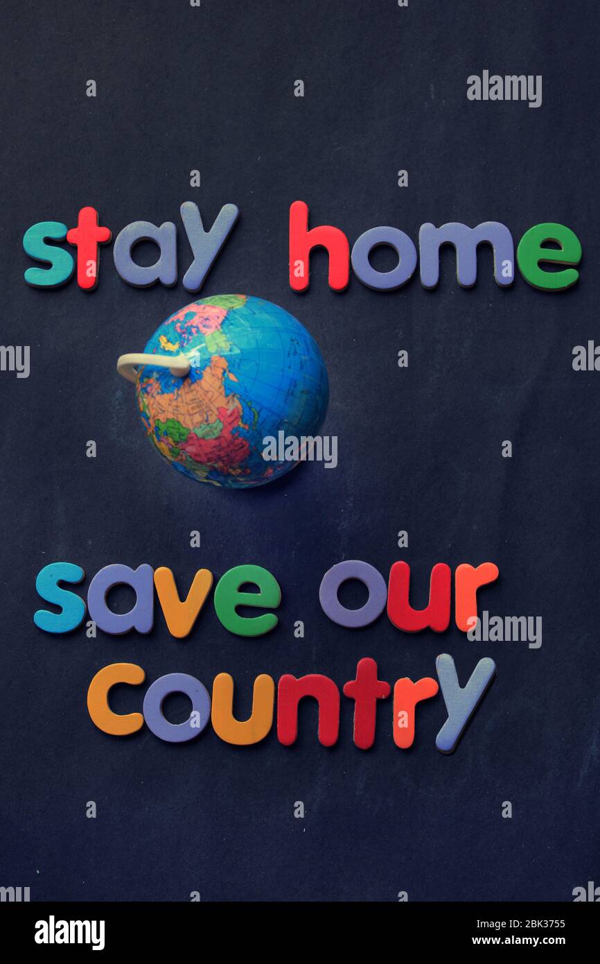`Stay home, save our country` slogan due to Coronavirus pandemic ...