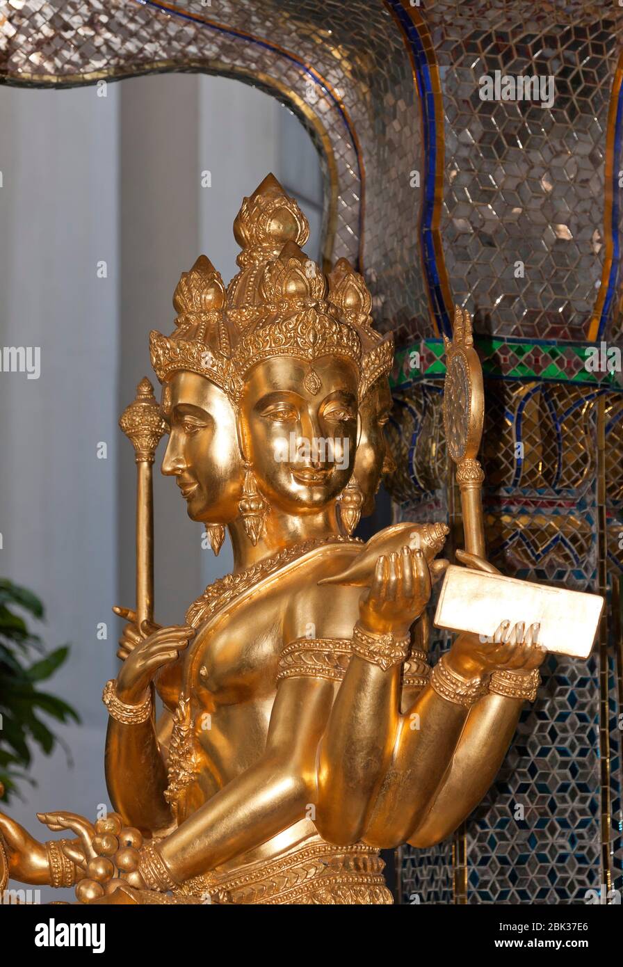 Statue lord brahma hindu god hi-res stock photography and images - Alamy