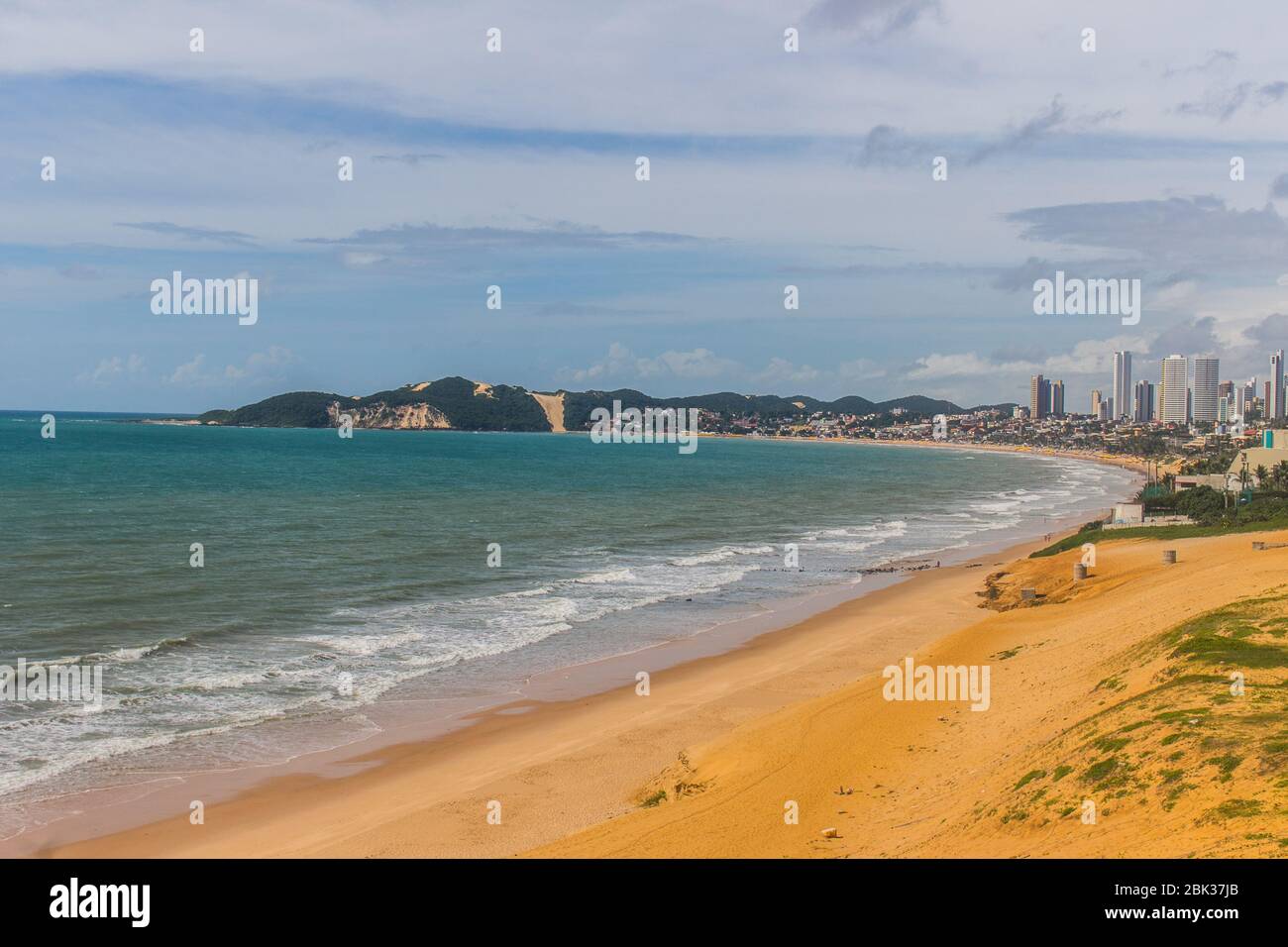 Ponta Negra beach in Brazil Stock Photo - Alamy