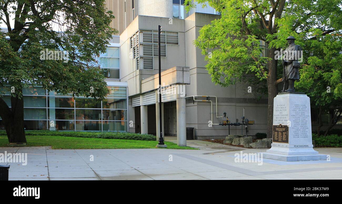 A View of City Hall in Burlington, Ontario, Canada Stock Photo - Alamy