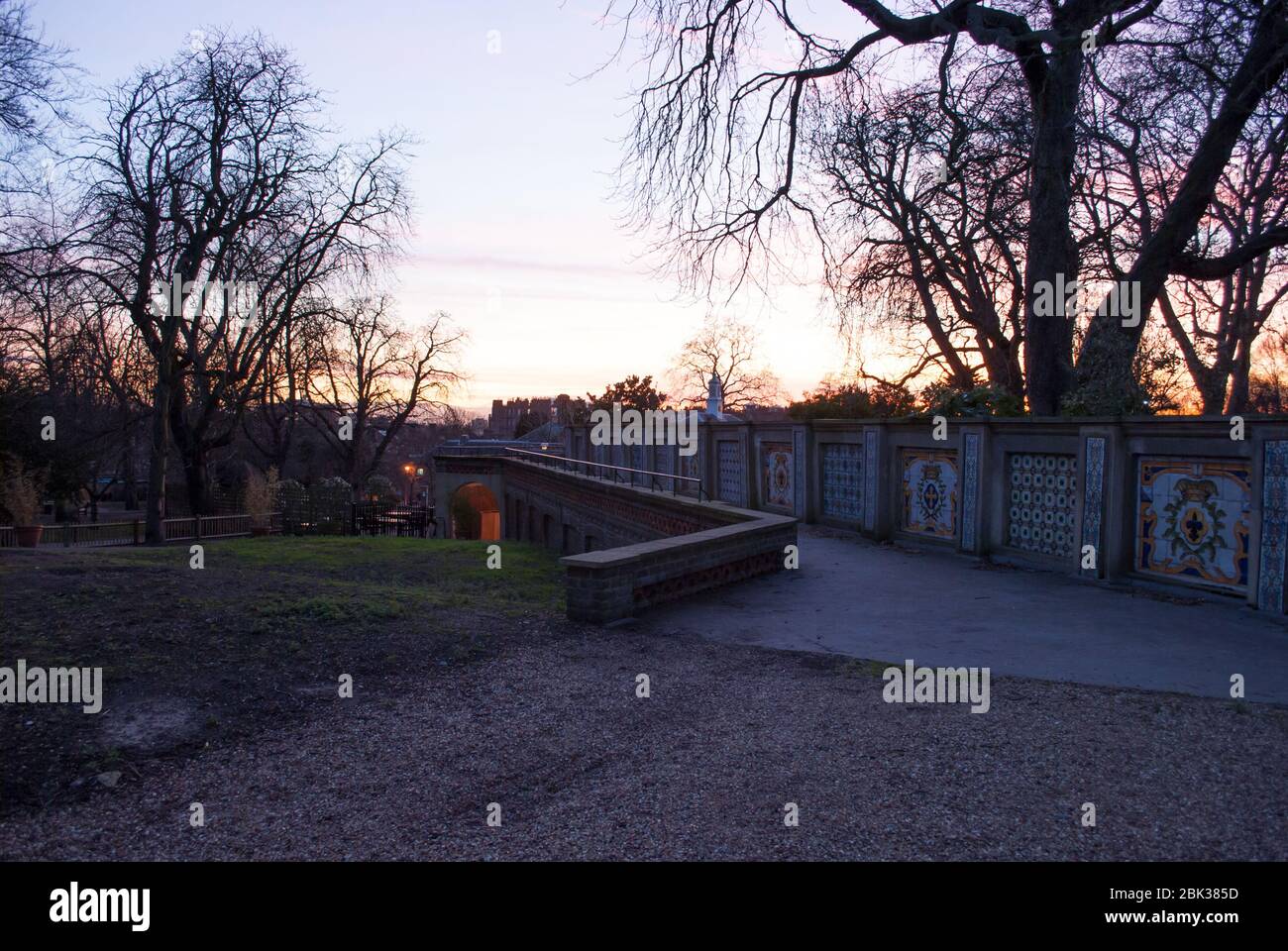 Jacobean Architecture Ruins Old Country House Holland Park Red Brick ...