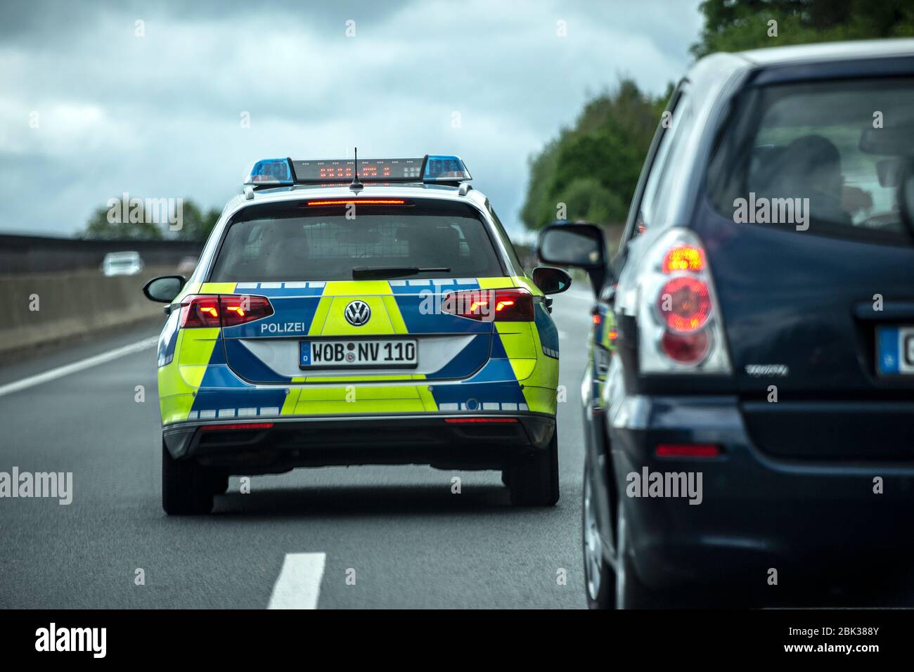 Autobahnpolizei der polizei hi-res stock photography and images - Alamy