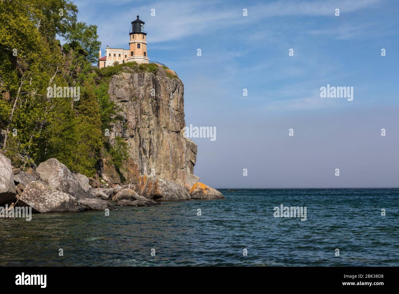 Split Rock Lighthouse on a cliff along Lake Superior Stock Photo - Alamy