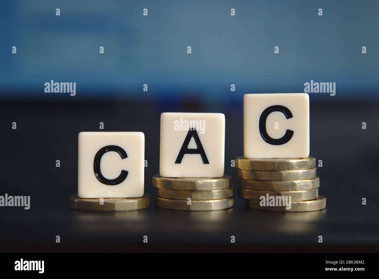 CAC French stock exchange market index Stock Photo - Alamy