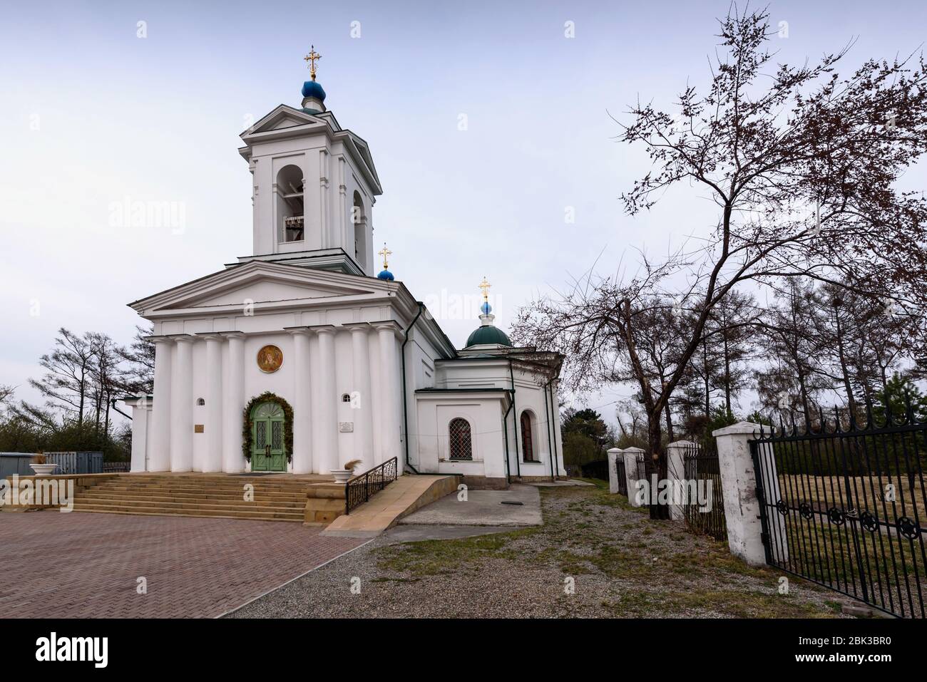 IRKUTSK, RUSSIA - APRIL 27, 2020: Church of the Entry of the Lord into ...