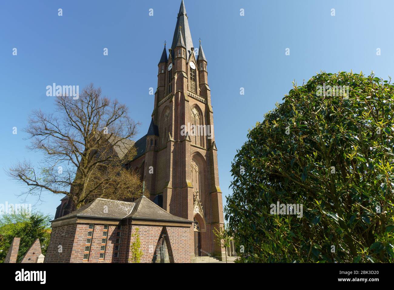 old church of weseke Stock Photo - Alamy