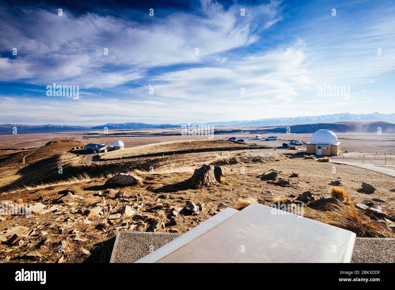 Mt John Observatory at Lake Tekapo in New Zealand Stock Photo - Alamy