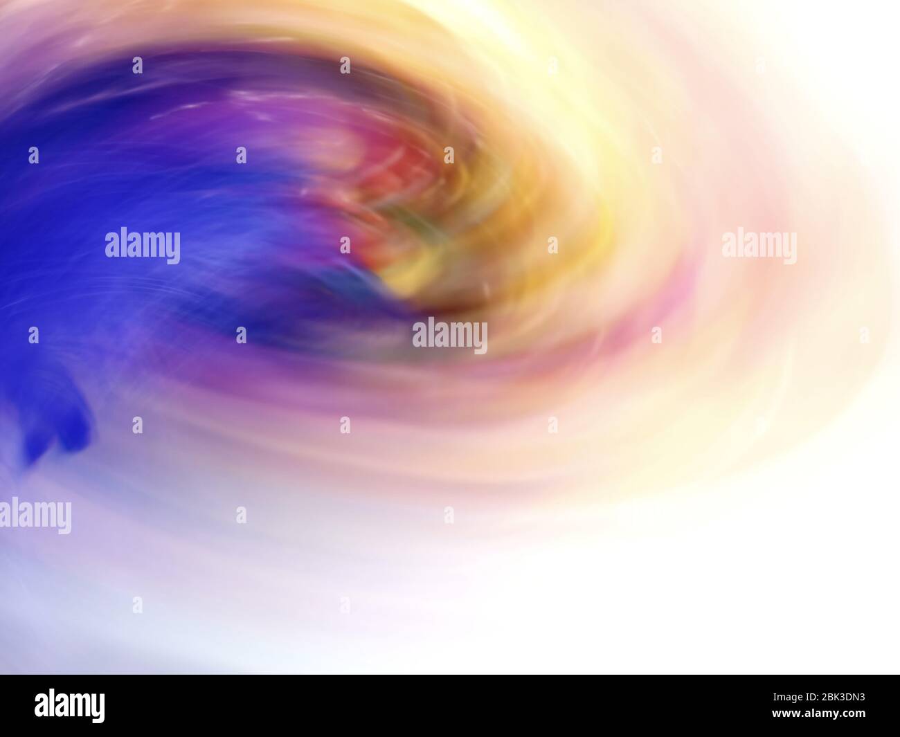 An Abstract Photo of a Tornado Showing the Funnel of the Vortex on a ...