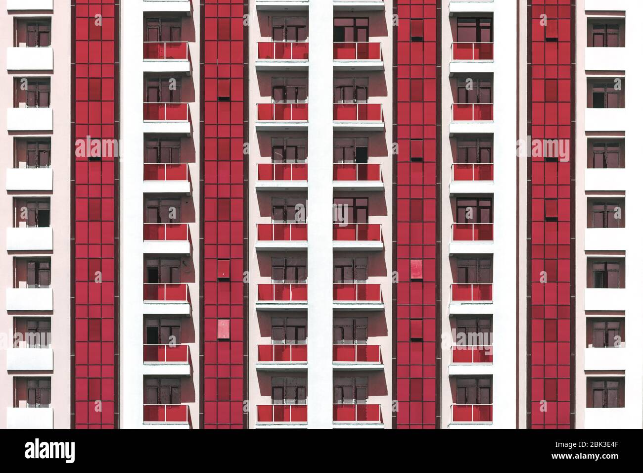 New high-rise apartment building background Stock Photo - Alamy