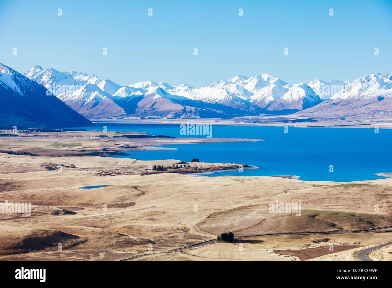 Mt John Observatory at Lake Tekapo in New Zealand Stock Photo - Alamy