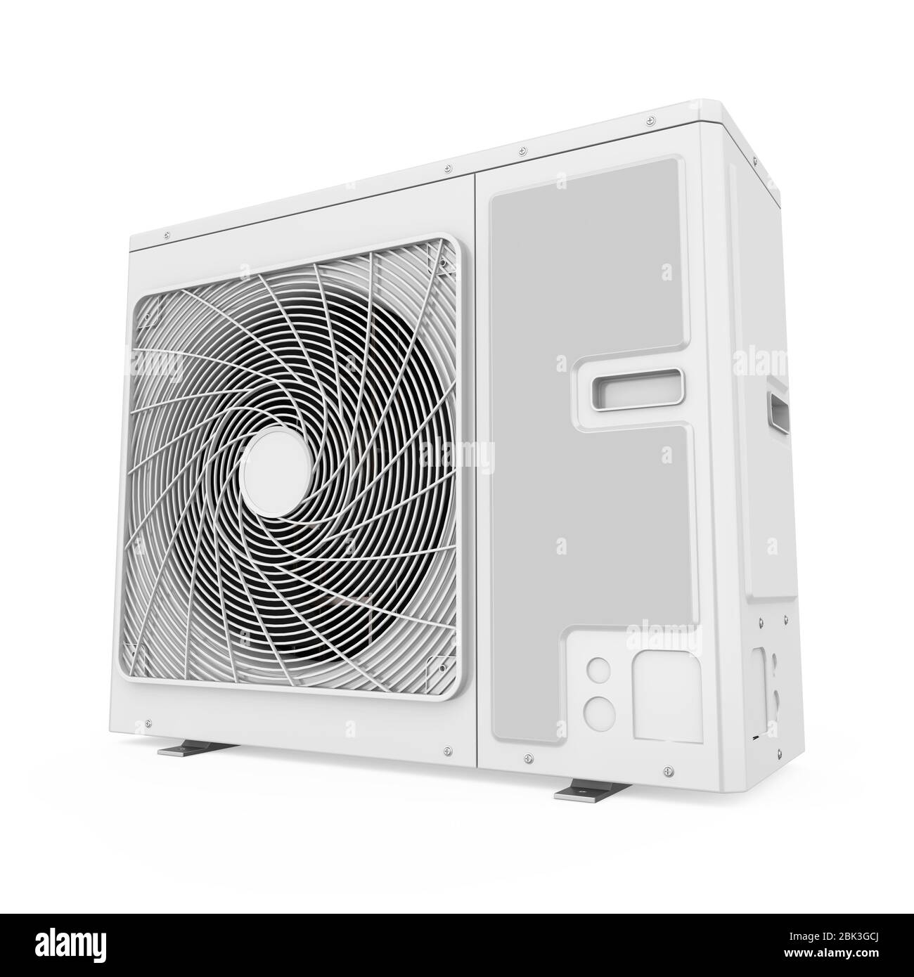 Air Conditioner Outdoor Unit Isolated Stock Photo - Alamy