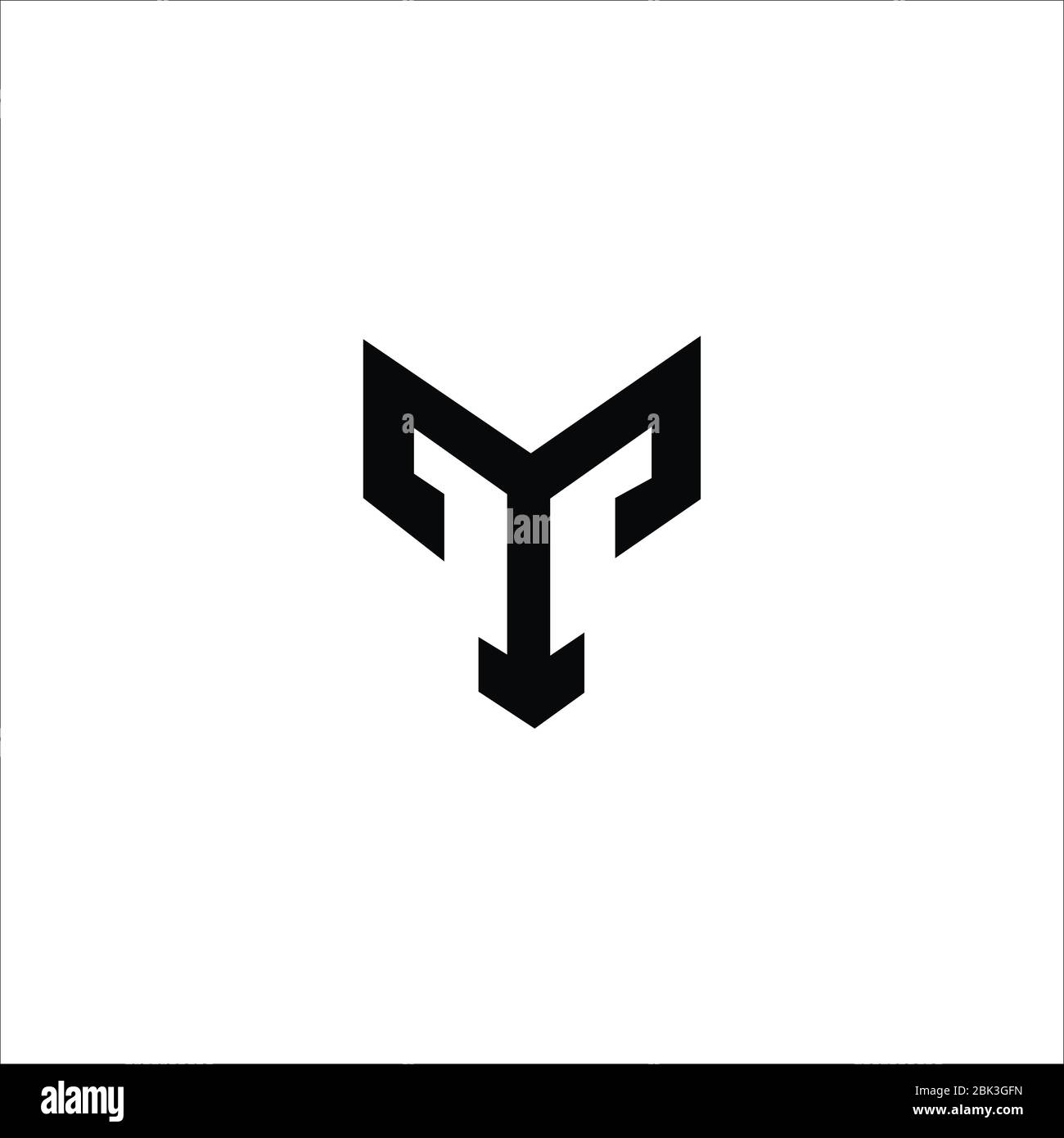 Initial letter tt logo or t logo vector design template Stock Vector ...