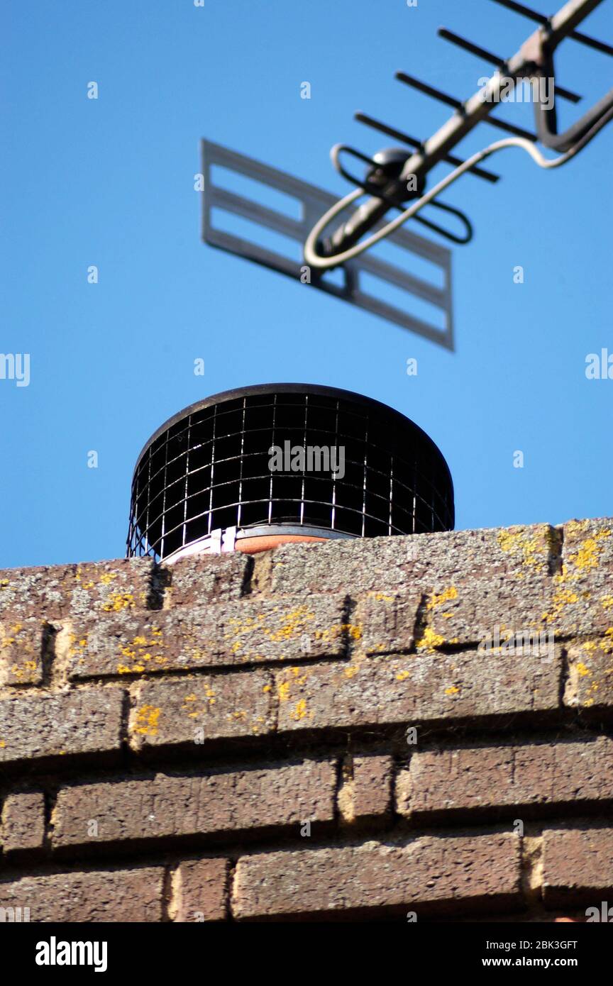 Chimney Cowling for Wood Burner Stock Photo - Alamy