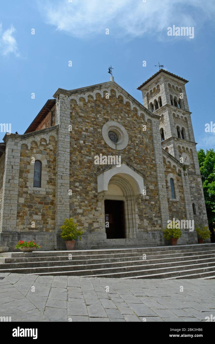 Church tower in castellina chianti hi-res stock photography and images ...