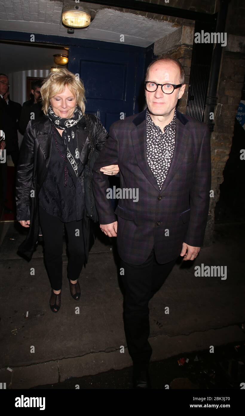 Jennifer Saunders And Ade Edmondson High Resolution Stock Photography ...