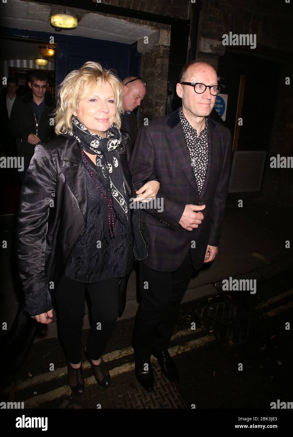 Jennifer Saunders And Ade Edmondson High Resolution Stock Photography ...