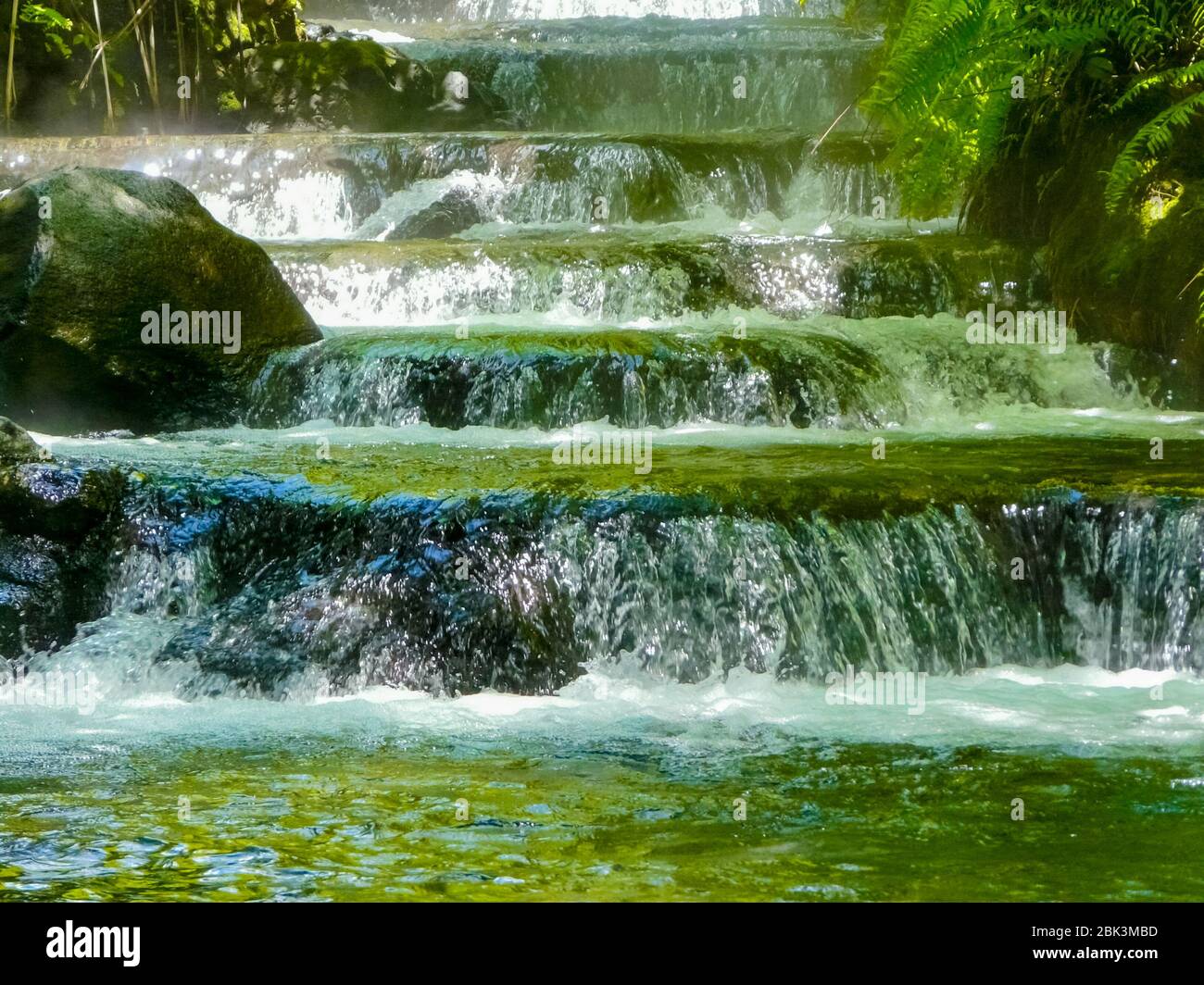 Tabacon Hot Springs River at Arenal Volcano, Alajuela, San Carlos ...