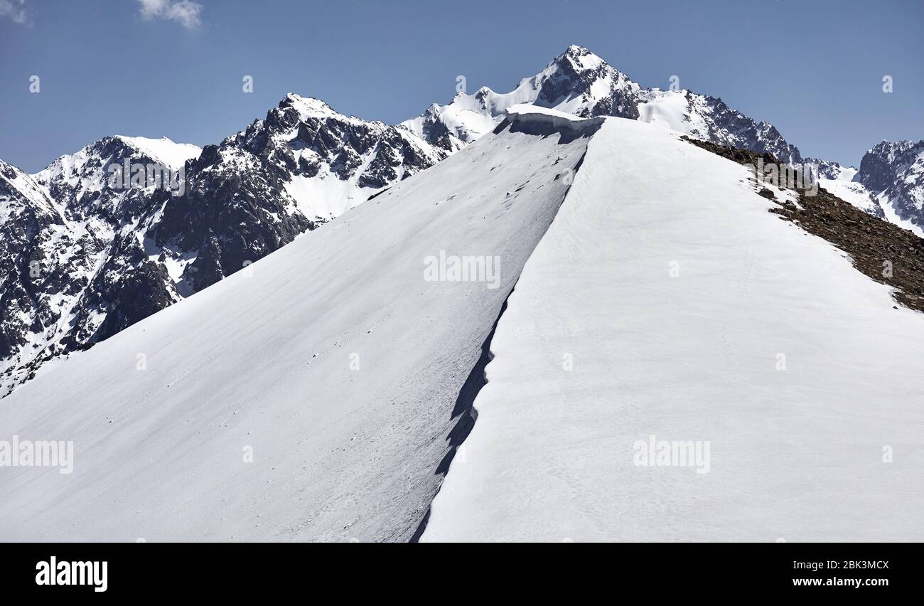 Tian shan snow hi-res stock photography and images - Alamy