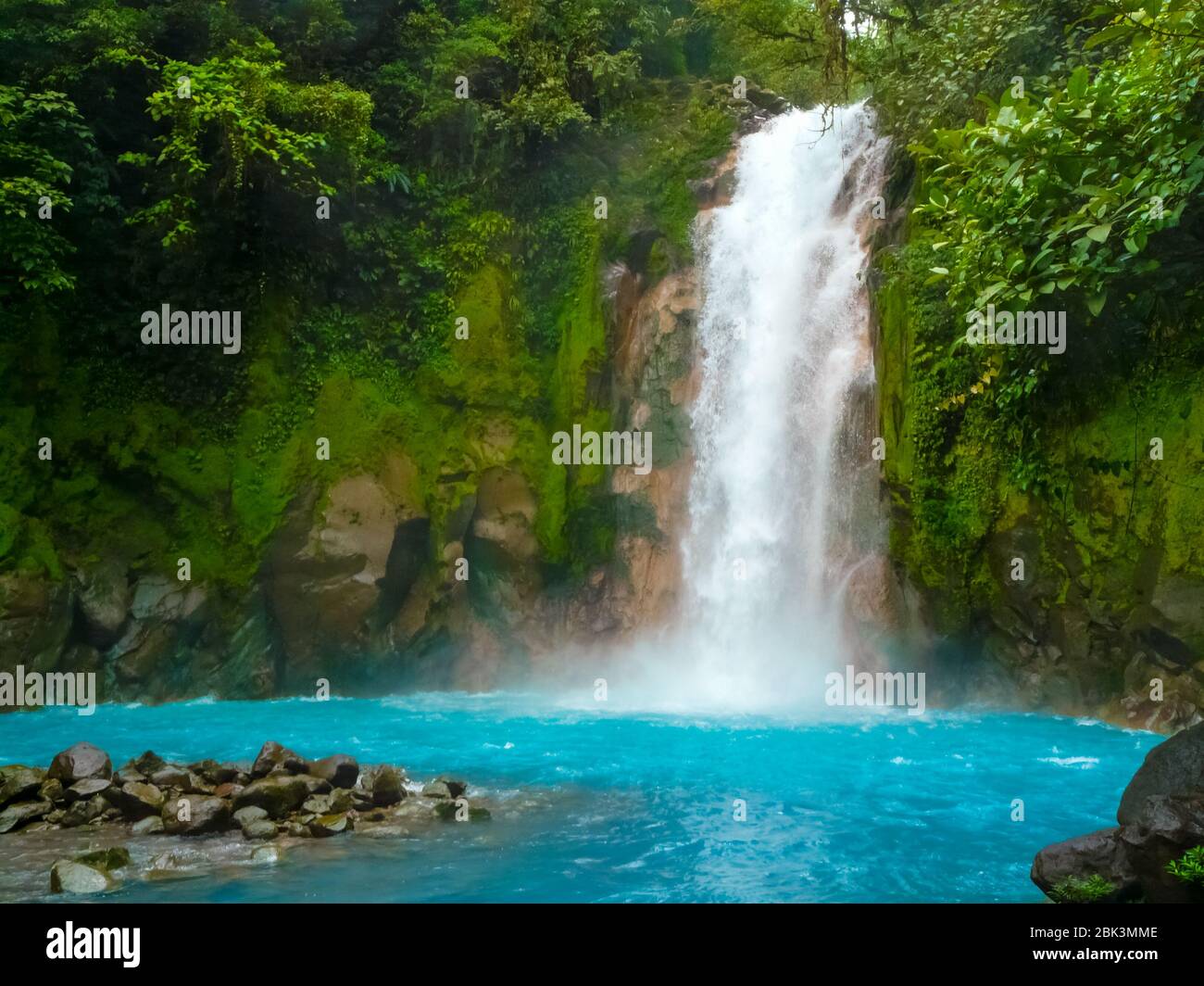 Rio Celeste, Tenorio volcano national park, Costa Rica Stock Photo - Alamy