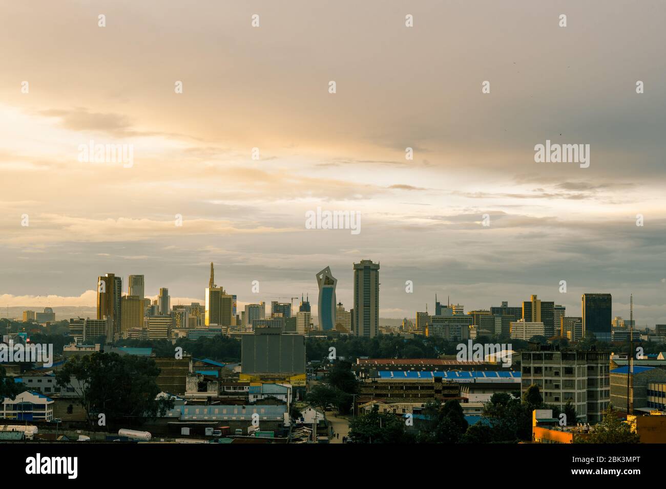 Cityscape view of Nairobi City Stock Photo - Alamy