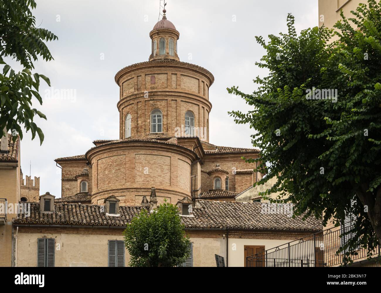 Offida village, an ancient village in the Marche region of Italy ...