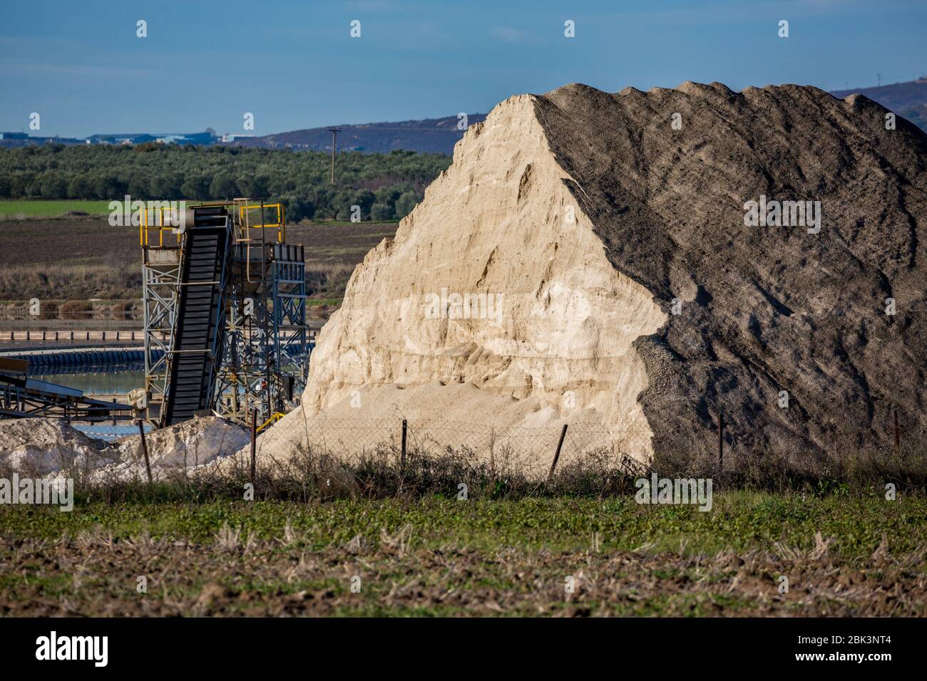 Greek salt pans hi-res stock photography and images - Alamy