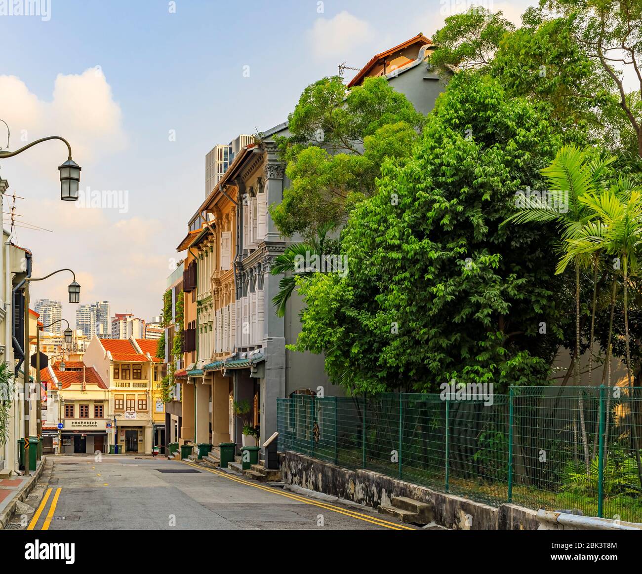 Singapore - September 08, 2019: Famous Club street in Chinatown with ...