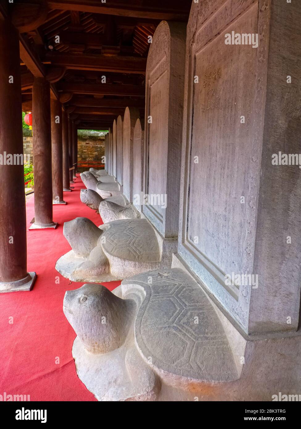 Temple of literature in Hanoi, Vietnam Stock Photo - Alamy