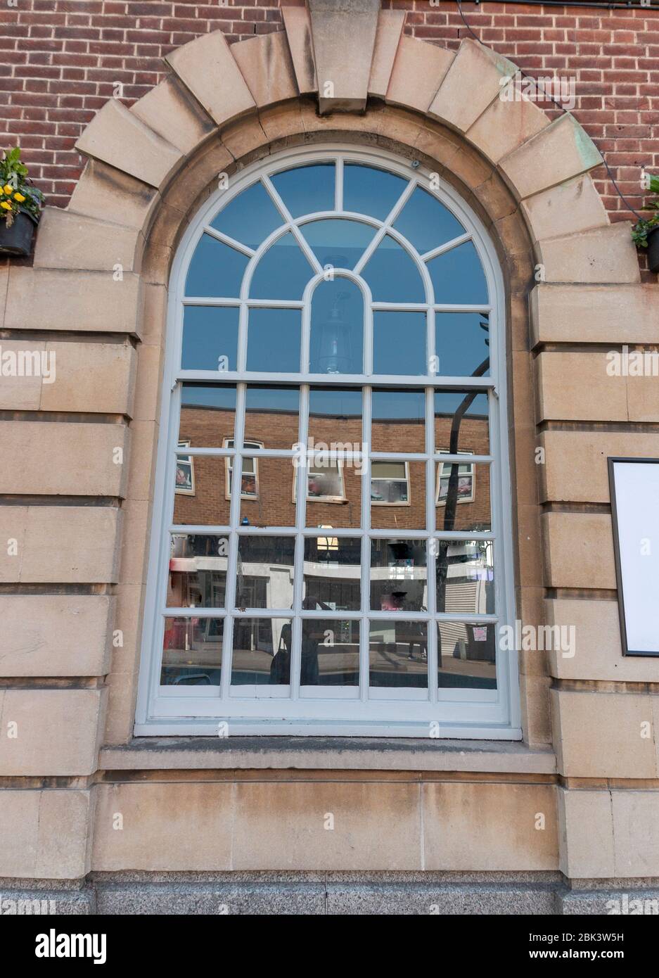 a close up view of a large glass window Stock Photo - Alamy