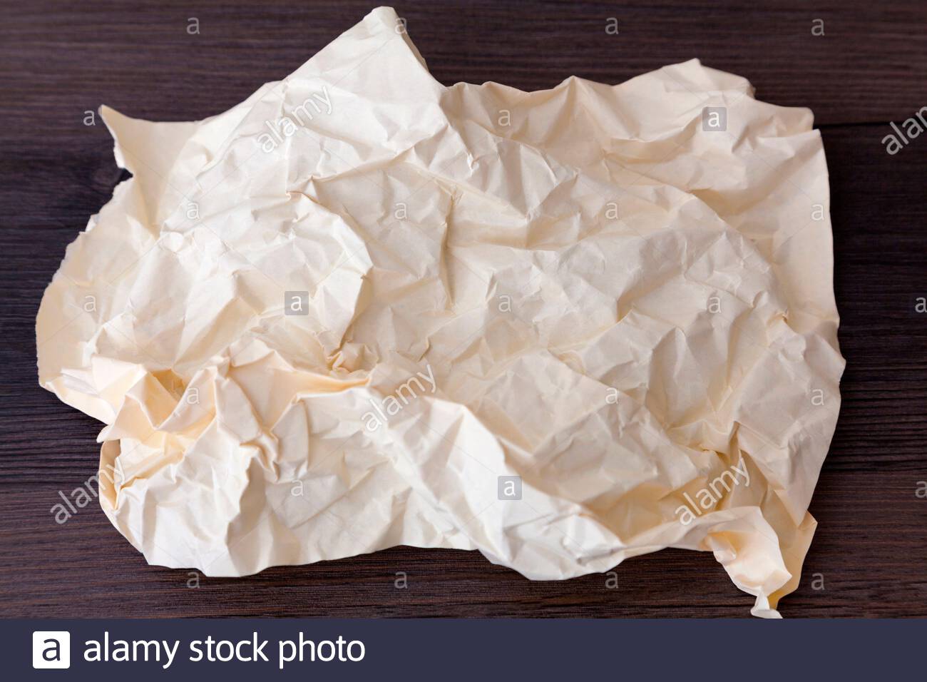 Scrunched Up Paper High Resolution Stock Photography and Images - Alamy