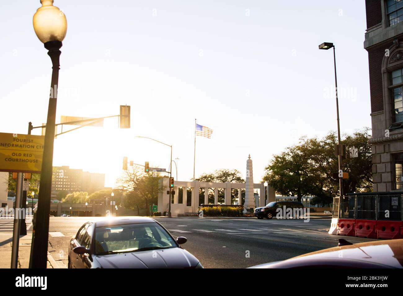 Downtown Dallas, Texas on a summer night Stock Photo - Alamy