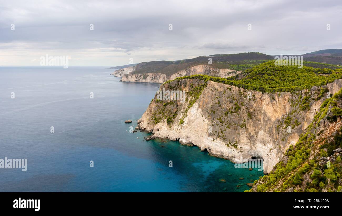 Keri cliffs on zakynthos island hi-res stock photography and images - Alamy